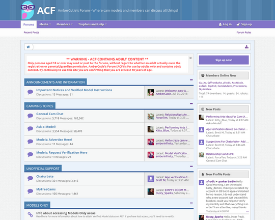 AmberCutie's Forum - CamgirlLinks